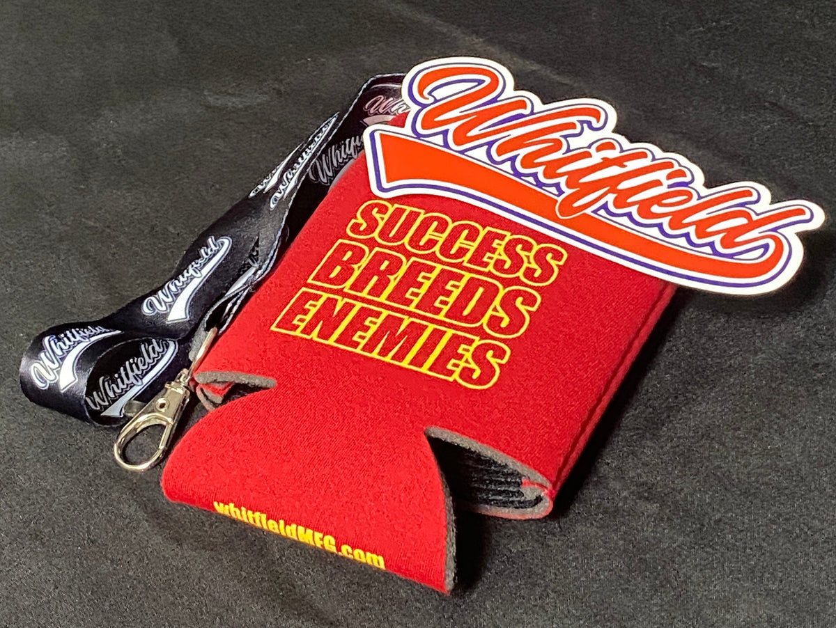 BUNDLE #5 (LANYARD, KOOZIE, STICKER) – Whitfield Manufacturing